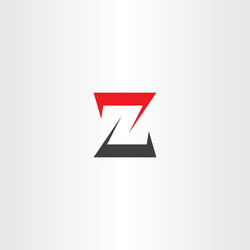 Red letter z logotype logo Royalty Free Vector Image