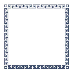 Decorative greek frame for design Royalty Free Vector Image