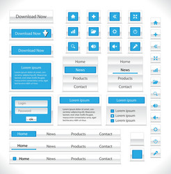 Web design elements Royalty Free Vector Image - VectorStock