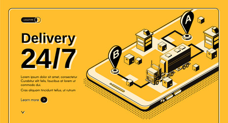 Delivery Website Vector Images (over 130,000)