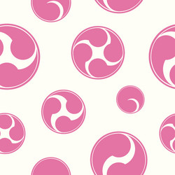 Icon with japanese symbol tomoe Royalty Free Vector Image