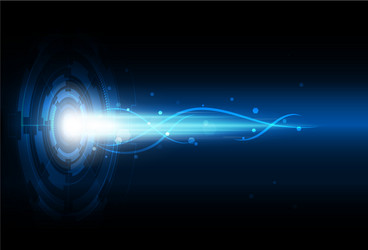 Star with technology background Royalty Free Vector Image