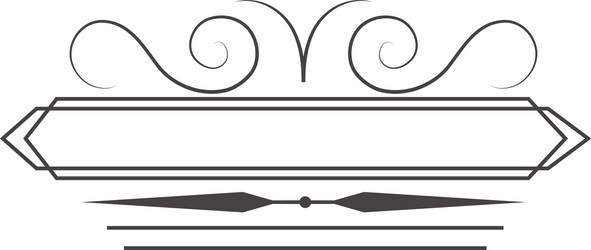 Antique Line Divider Clip Art
