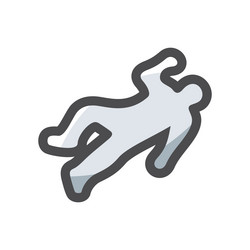 Crime scene symbols Royalty Free Vector Image - VectorStock