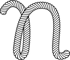 N Rope Letter Vector Images (36)
