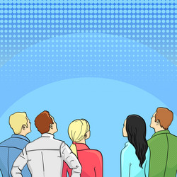 Cartoon Crowd Back Vector Images (over 270)