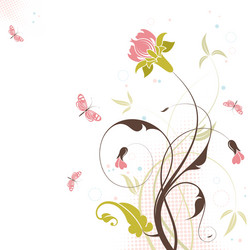Floral background Royalty Free Vector Image - VectorStock