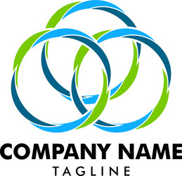 Infinity design logo template Royalty Free Vector Image