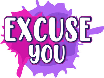 Excuse Me Clipart