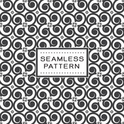 Seamless pattern with circles simple background Vector Image