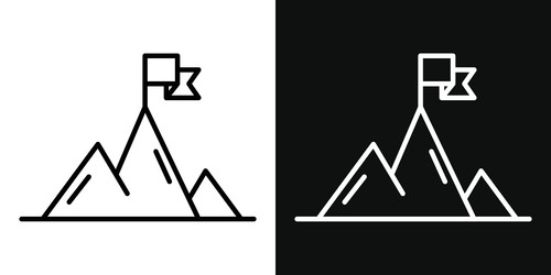 Mission icon Royalty Free Vector Image - VectorStock