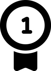 Position badge Royalty Free Vector Image - VectorStock