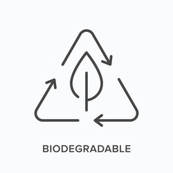 Eco packaging icon line symbol premium quality Vector Image