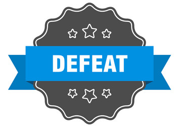 Defeat stamp sign seal Royalty Free Vector Image