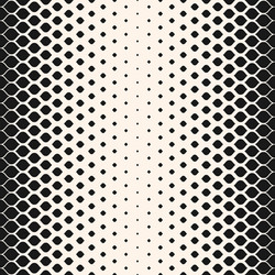 Seamless halftone honeycomb gradient Royalty Free Vector