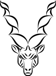 Markhor Head Goat Vector Images (53)