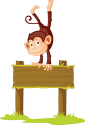 Monkey Handstand Vector Images (90)