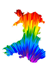 Uk Map Rainbow Vector Images (over 110)