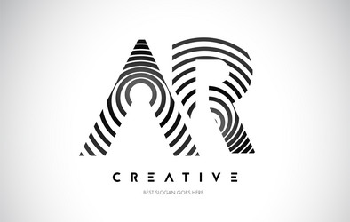 Ar a r purple letter logo design with liquid Vector Image