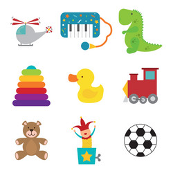 Baby toys Royalty Free Vector Image - VectorStock