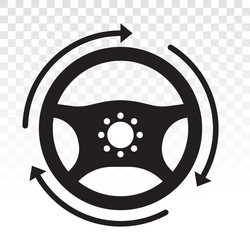 Car automobile steering wheel or driving wheel Vector Image