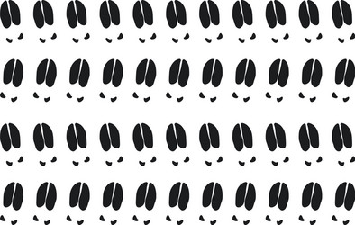 Deer walking foot print designs Royalty Free Vector Image