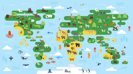 Map of Europe with Animals Vector Images (over 630)