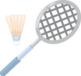 Badminton racket Royalty Free Vector Image - VectorStock