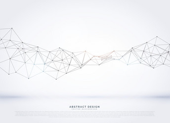 Abstract wire mesh digital network lines Vector Image