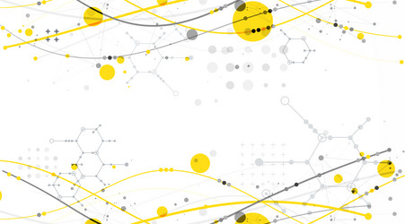 Science template background with lines Royalty Free Vector