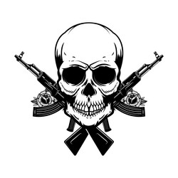 Skeleton Shooting Guns Vector Images (over 120)