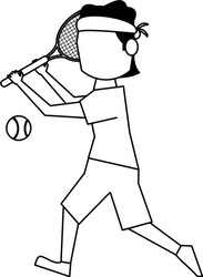Tennis Avatar Vector Images (over 510)