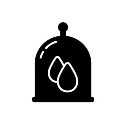 Hijama icon linear logo wet cupping vacuum Vector Image