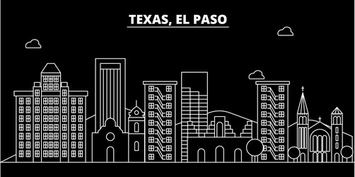 El Paso Skyline Vector Images (93)