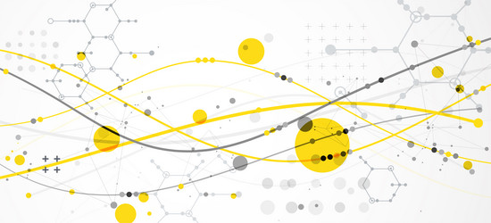 Science template background with lines Royalty Free Vector