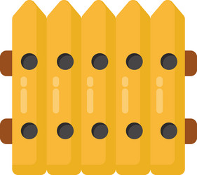 Wooden fence Royalty Free Vector Image - VectorStock