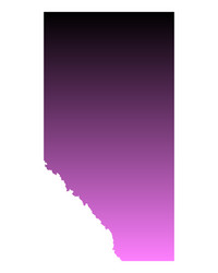 Map of alberta Royalty Free Vector Image - VectorStock