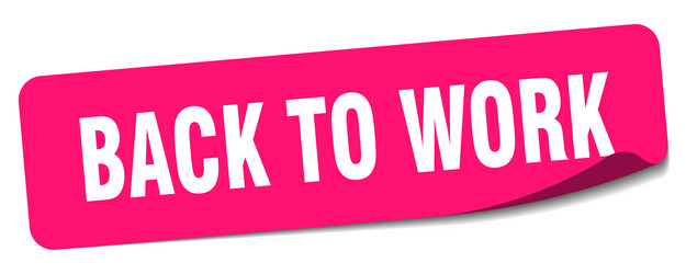 Work safety sticker work safety label Royalty Free Vector