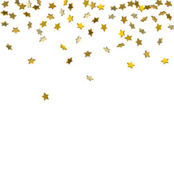Falling confetti stars Royalty Free Vector Image
