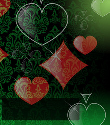 Abstract play card background Royalty Free Vector Image