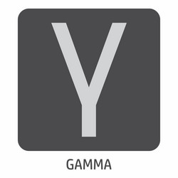 Upsilon greek letter with hook Royalty Free Vector Image