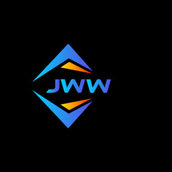 Jww abstract technology circle setting logo Vector Image