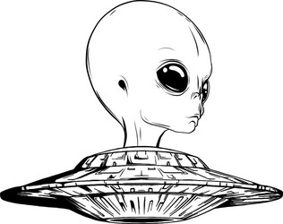 Bad alien Royalty Free Vector Image - VectorStock