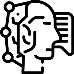 Fast think and answer call center operator Vector Image