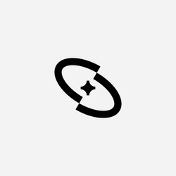 Space cosmos logo Royalty Free Vector Image - VectorStock