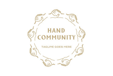 Shake Hand Circle Vector Images (over 1,200)