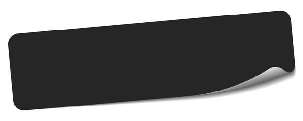 Blank sticker label Royalty Free Vector Image - VectorStock