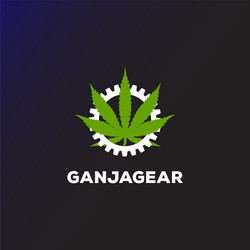 Cannabis graffiti seamless pattern in line art Vector Image