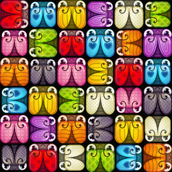 Colorful abstract mosaic seamless pattern Vector Image