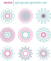 Spirograph designs Royalty Free Vector Image - VectorStock